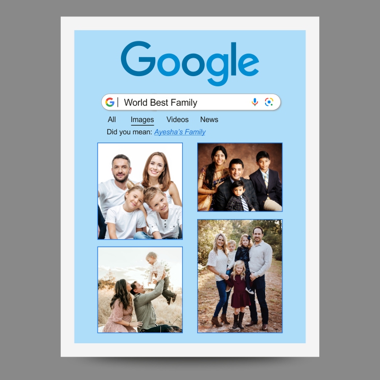 Google Frame – Customisable – Creative Gifts